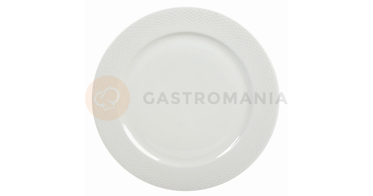 Porcelanowy talerz płytki 25 cm | AMBITION, Impres