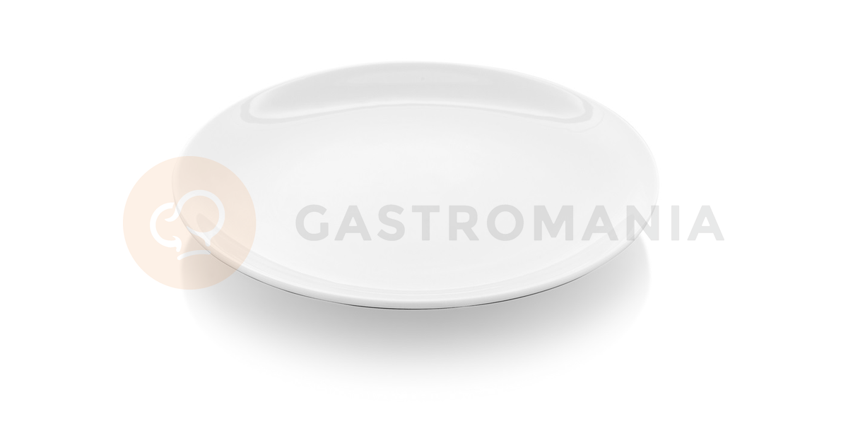 Talerz bez rantu z białej porcelany o średnicy 30 cm | FINE DINE, Bianco