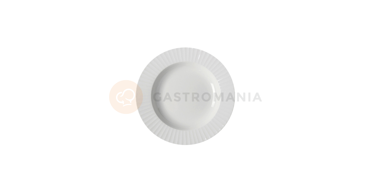 Talerz głęboki o średnicy 23 cm, biała porcelana | RAK, Metropolis