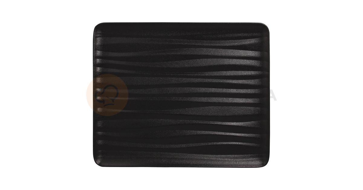 Półmisek prostokątny, czarny 17,6 x 16,2 cm | RAK, Shared