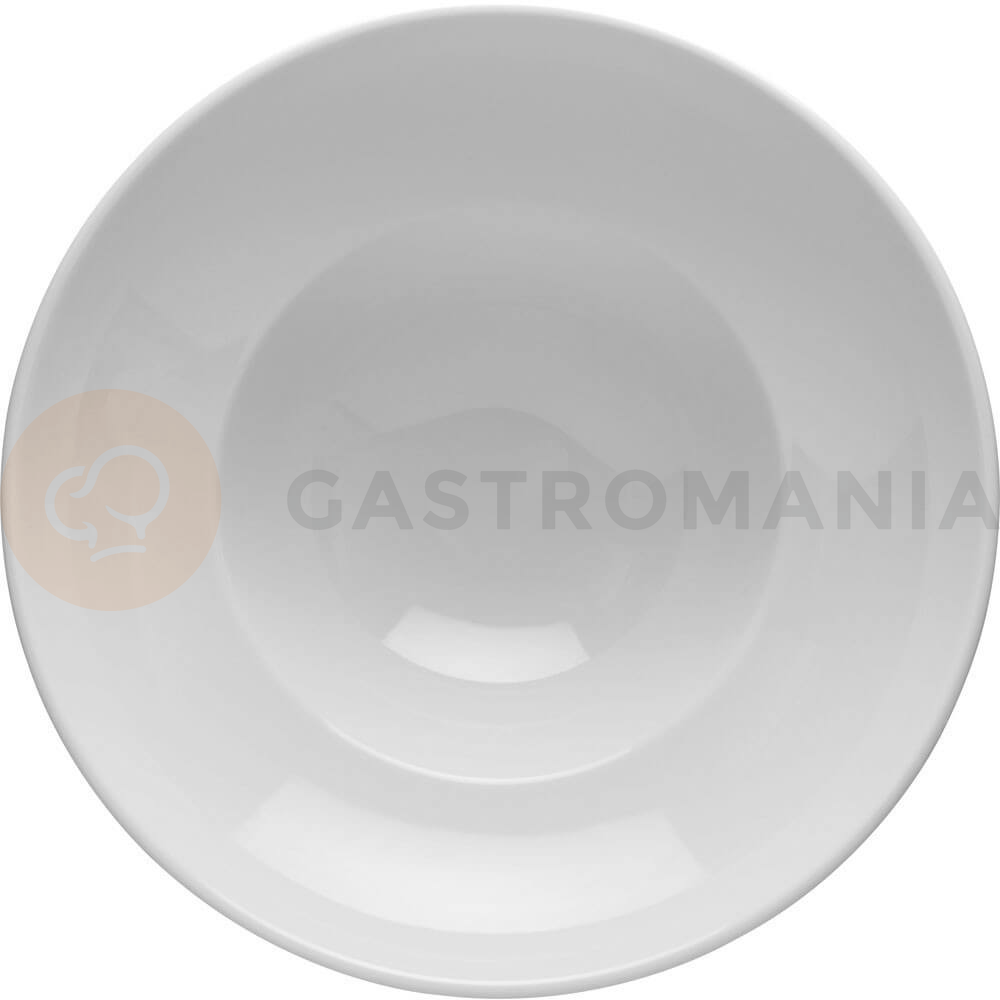 Talerz z białej porcelany do makaronu o średnicy 26 cm | LUBIANA ...
