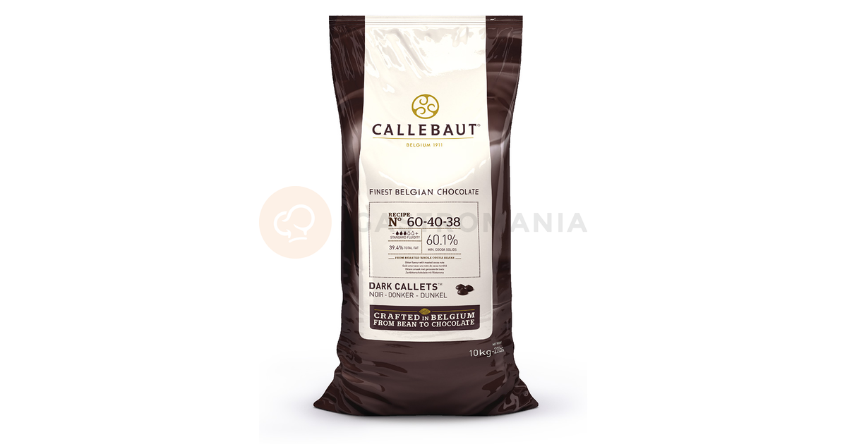 Czekolada ciemna 60,1% Callets™ 10 kg torba | CALLEBAUT, 60-40-38NV-01B