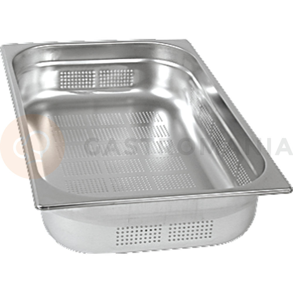 Pojemnik gastronomiczny, perforowany, GN 1/1, 65 mm, stal nierdzewna | STALGAST, Comfort
