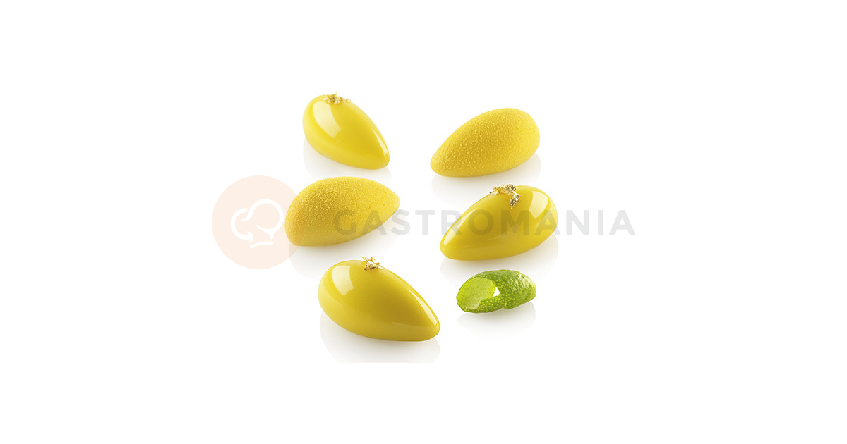 Silikonowa forma do ciastek i monoporcji - 20x 44x21x20 mm, 10 ml - Quenelle 10 | SILIKOMART ...