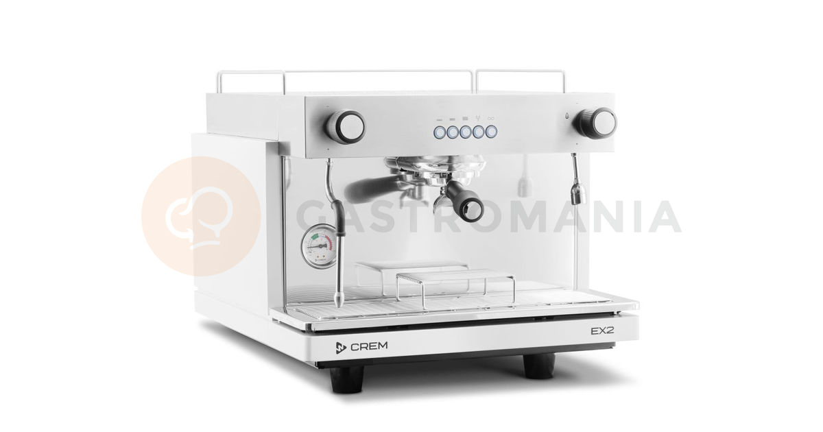 Ekspres do kawy 1-grupowy, biały, 2,8 kW, 515x575x460 mm | CREM, EX2 ...