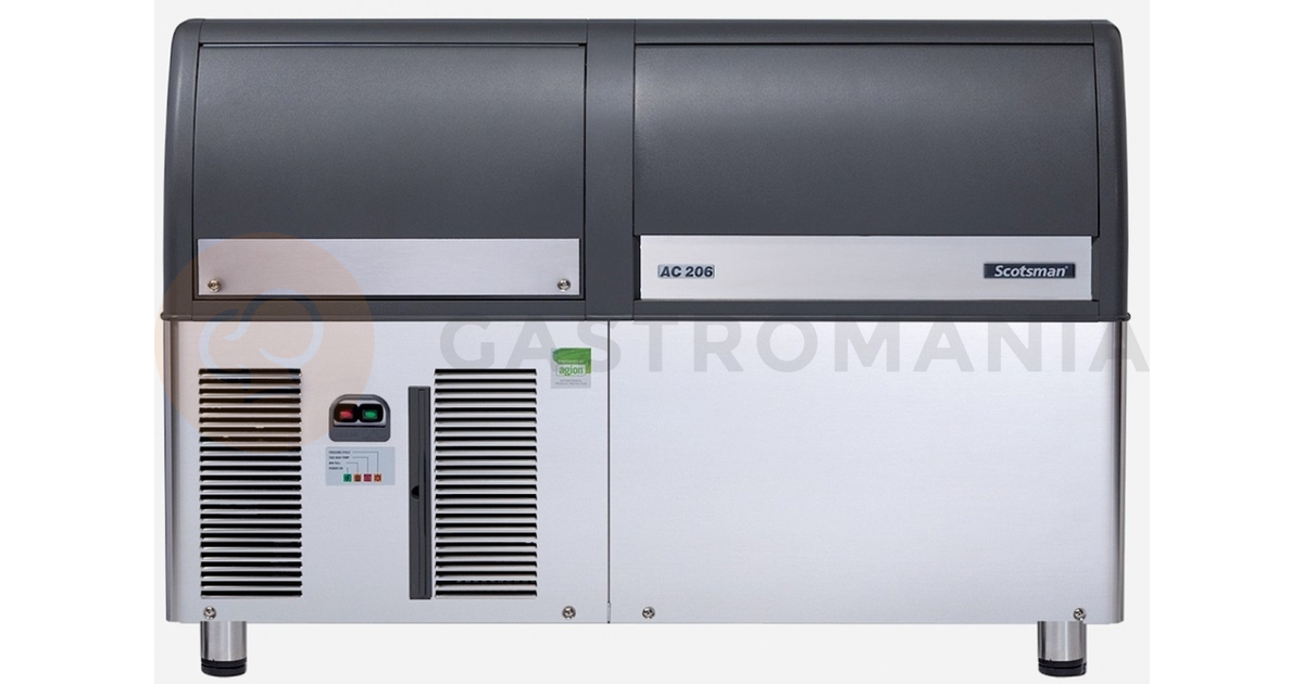 Kostkarka do lodu 1250x622x779 mm chłodzona wodą, lód gourmet S, M, L ...