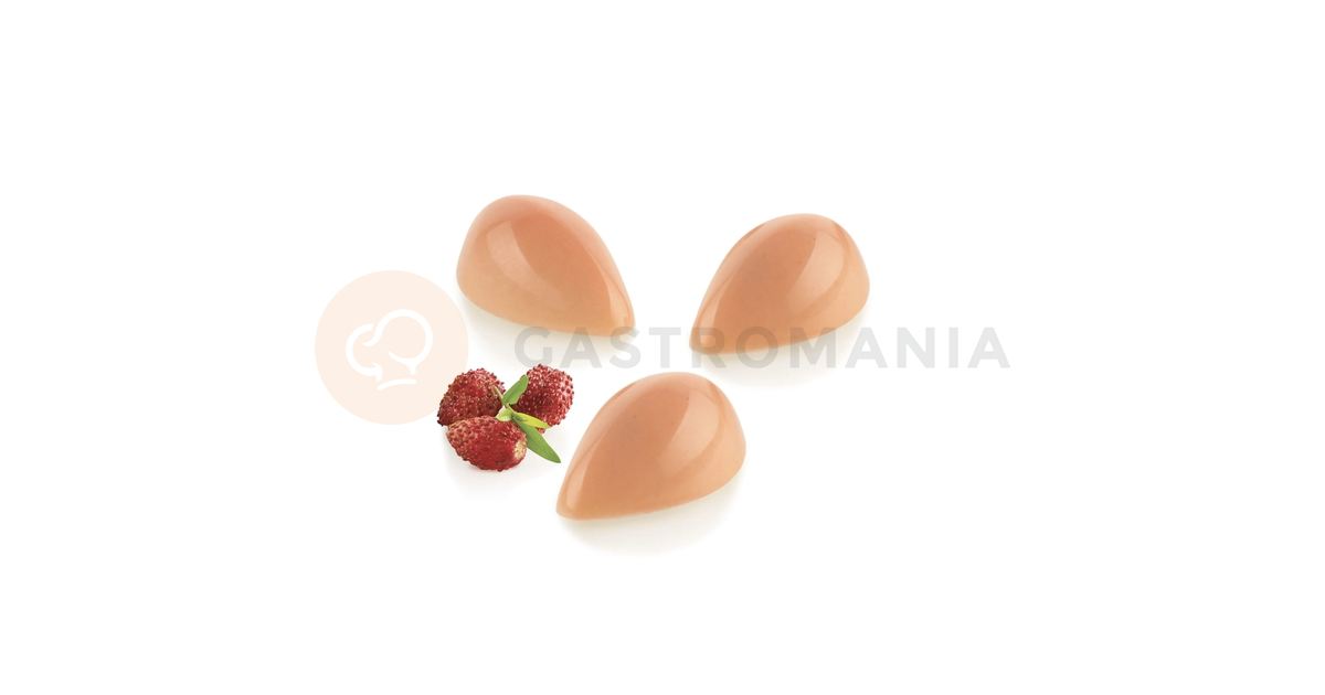 Forma z tritanu do pralinek czekoladowych - Quenelle 01 | SILIKOMART ...